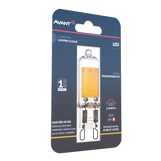 Kit 10 Lampada Led Halopin G9 4w 220V Branco Quente 2400K Luxpin - Avant - Lâmpada de LED ...