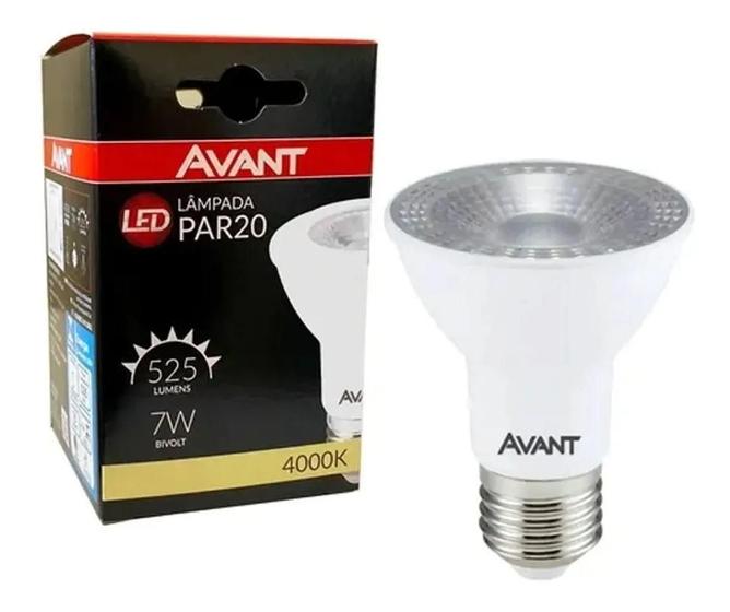 Kit 10 Lampada Led Par 20 7w Branco Neutro 4000k E27 Bivolt - Avant ...