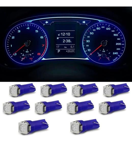 Kit 10 Lâmpada Led T5 1 Led Pingo Bran Verd Verm Azul Painel - ALEDS ...