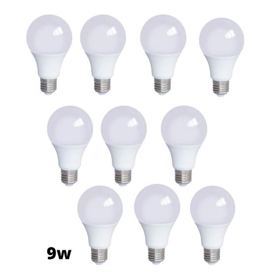 Kit 10 Lâmpadas Bulbo A60 Led - 9W - 6500K - Vany - Lâmpada de LED - Magazine Luiza