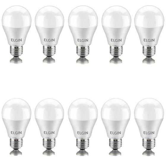 Kit 10 Lâmpadas Bulbo Led A55 4,9W Bivolt 6.500K Branca Fri - Elgin - Lâmpada de LED - Magazine ...