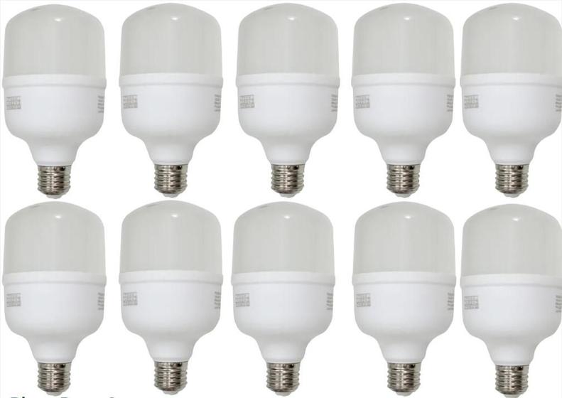 Kit 10 Lâmpadas Bulbo Led T70 Bivolt 20W 6500K - G-LIGHT - Lâmpada de LED - Magazine Luiza