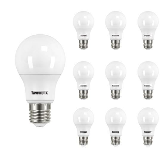 Kit 10 lâmpadas led bulbo tkl 60 9w - taschibra - Lâmpada - Magazine Luiza