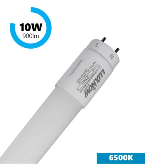 Kit 10 Lâmpadas Led Tubular 10W Bivolt Luxnow - Lâmpada - Magazine Luiza