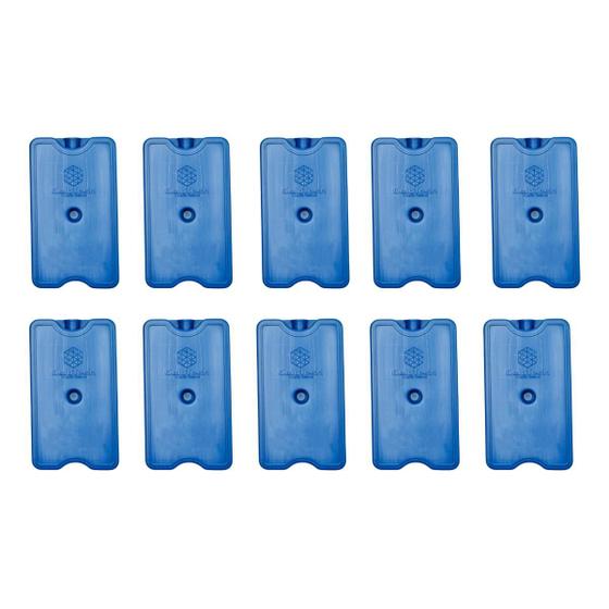 kit 10 Placa Gelo Artificial Reutilizável Rígido 1000ml Bolsa Térmica ...