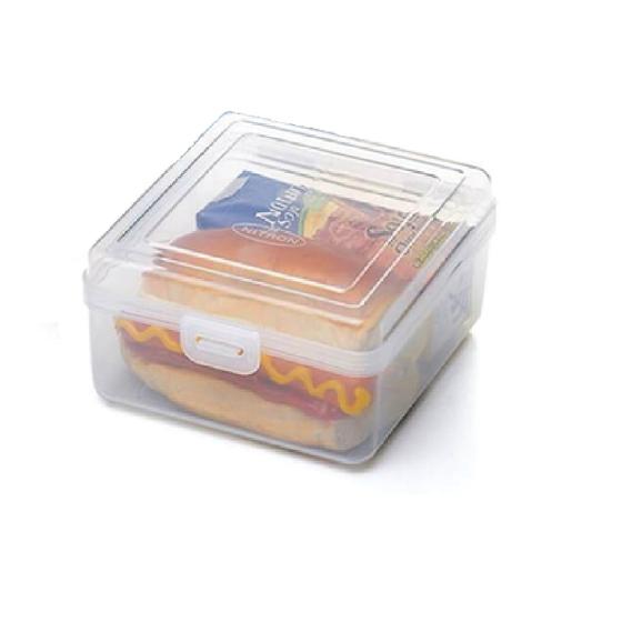 Kit 10 Pote Porta Lanche Sanduicheira Pão De Plástico Escola - Nitron - Porta lanche - Magazine ...