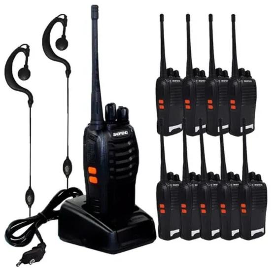Kit 10 Radios Comunicador Baofeng 777S Profissional Ht Uhf - Rádio ...