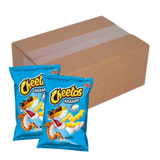 Kit 10 Salgadinhos Cheetos Requeijão 140g - Elma Chips - Cheetos - Magazine Luiza