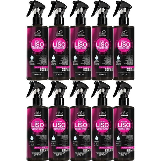 Kit 10 Spray Liso Obrigatório 200Ml Bel Kit Protetor Térmico - Protetor ...