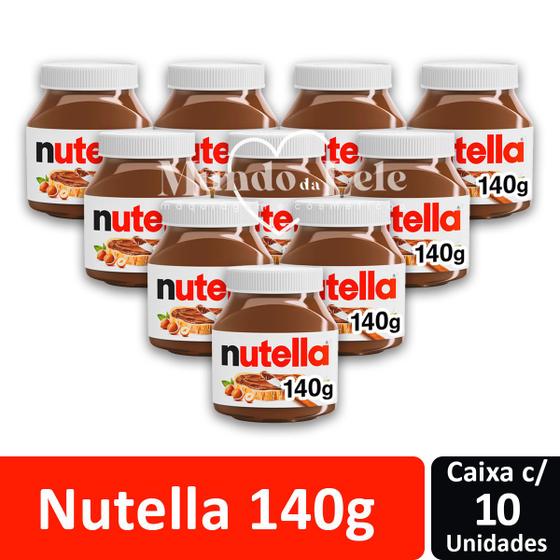 Kit/ 10 Unidades Creme de Avelã Nutella 140g - Creme de Avelã ...