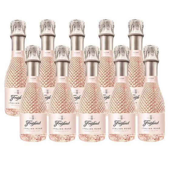 Kit 10 Unidades Mini Espumante Freixenet Italian Rosé 200ml - Espumante ...