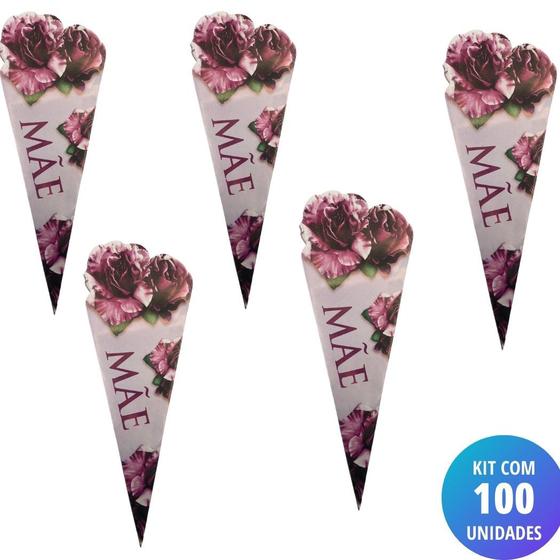 Kit 100 Unidades Cartão Mãe - Flor Roxa - AD Santos - Sementes ...