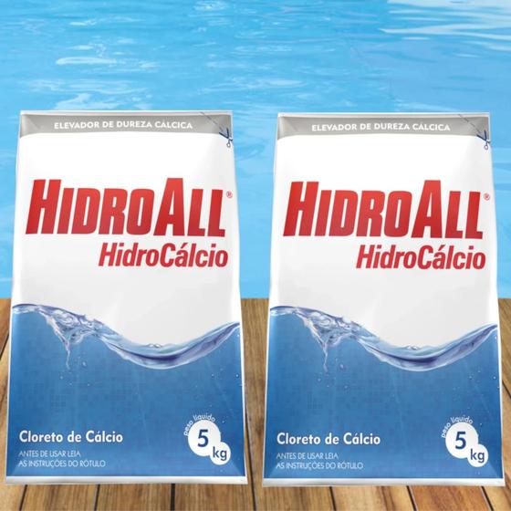 Kit 10kg Hidrocalcio Elevador de Dureza Calcica Hidroall - Kit de ...