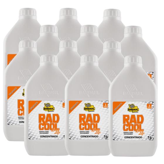 Kit 12 Aditivos p/ Radiador Bardahl Rad Cool Long Life Concentrado 1L ...