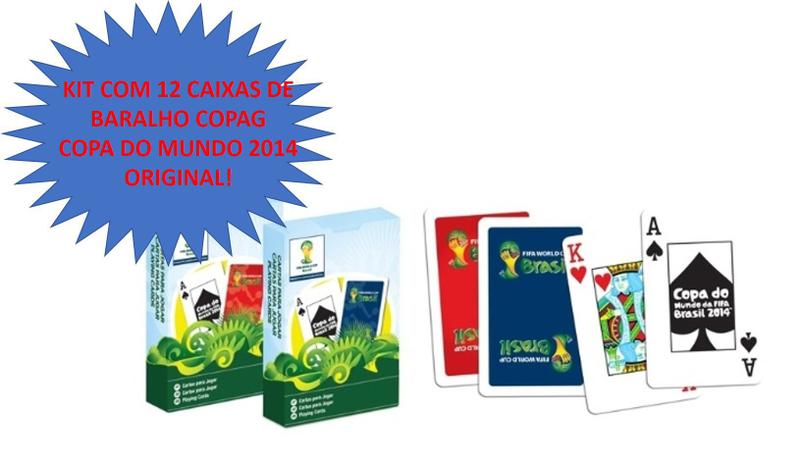 Kit/12 baralhos copag copa do mundo fifa brasil 2014 - diapc - Baralho ...