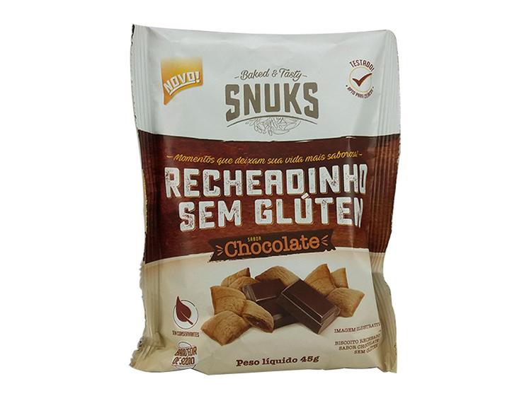 Kit 12 Bolacha Snuks Recheadinho Chocolate Sem Glúten Schar - Biscoito ...