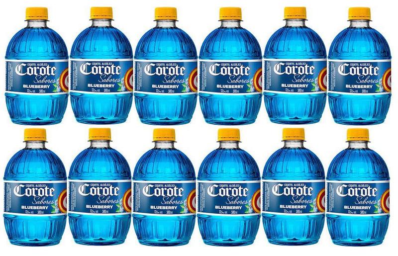 Kit 12 Corote Sabores Blueberry - Vodka - Magazine Luiza