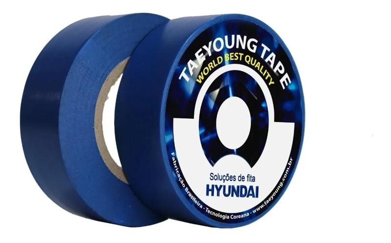 Kit 12 Fita Isolante Antichama Colorida. 18mm X 20m - Azul - TAEYOUNG ...