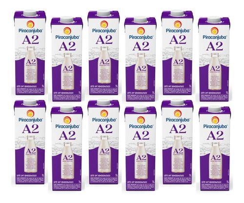 Kit 12 Leite A2 Semidesnatado 1l Piracanjuba - Leite - Magazine Luiza