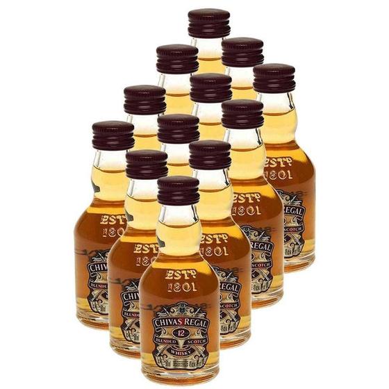 Kit 12 Miniatura Chivas Regal 12 Anos 50Ml - Bebidas - Magazine Luiza