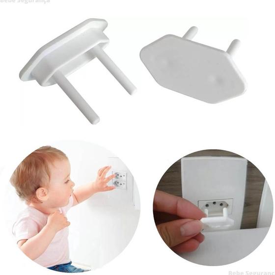 Kit 12 Protetor Tomada Bebê Segurança Contra Choque Elétrico - Spland ...