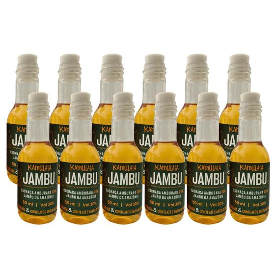 Kit 12 Unidades - Cachaça De Jambu - Kamulaia - 50 ml - Cachaça ...