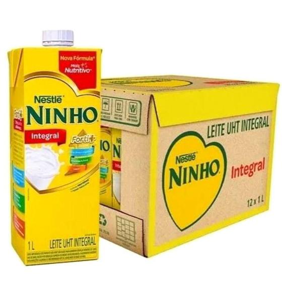 Kit 12 Unidades Ninho Integral Nestlé Forti+ 1 Litro - Nestle - No ...