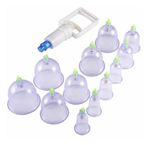 Kit 12 Ventosas P/ Massagem Acupuntura Ventosa envio - Ponto All ...