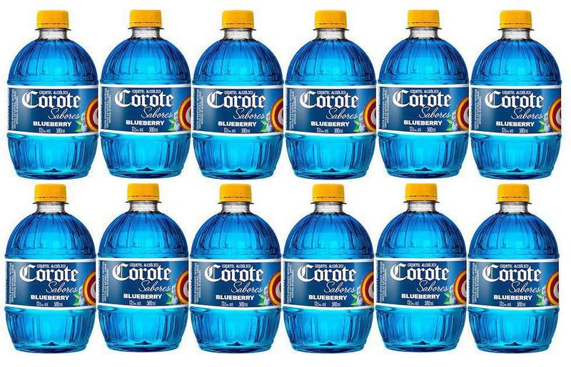 Kit 12x Corote Blueberry 500ml - Vodka - Magazine Luiza