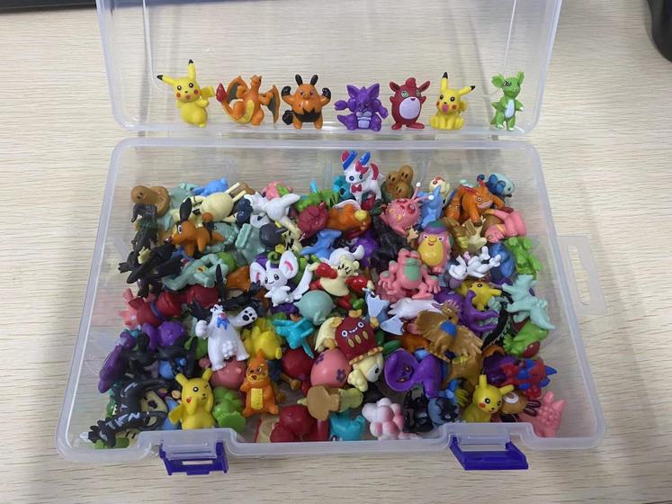 Kit 144 Bonecos Miniatura Pokémon Pikachu Coleção Charizard ...
