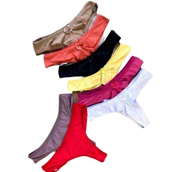 Kit 15 calcinhas fio duplo fio dental levanta bumbum - Bless Moda Íntima - Calcinha - Magazine Luiza