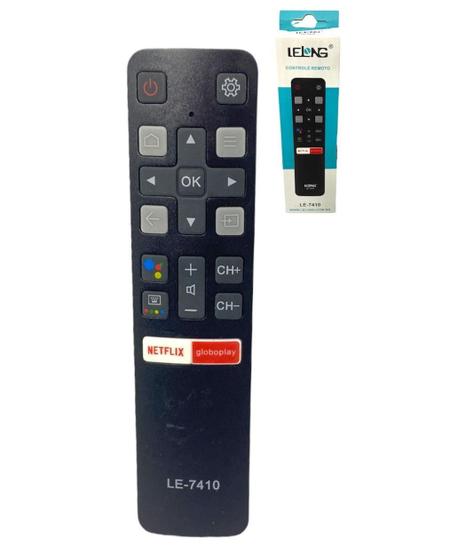 Kit 15 Controle Remoto Smart Tv Android Tcl Le-7410 - Lelong - Controle ...