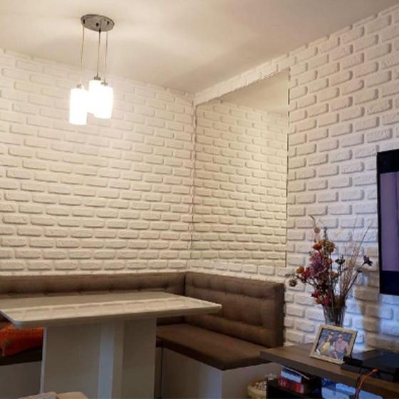 Kit 15 Placas Revestimento Auto Adesivo Tijolo 50cm X 50cm - Colaí ...