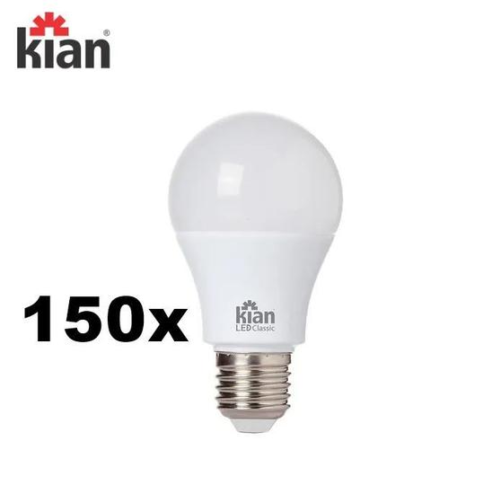 Kit 150 Lâmpadas Bulbo Led 6w Branco Morna 3000k Bivolt Kian - Lâmpada de LED - Magazine Luiza