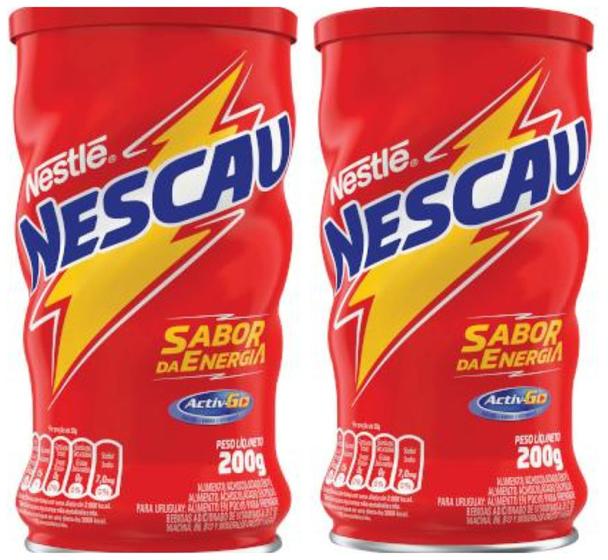 Kit 2 Achocolatado em Pó lata 200g - Nescau/2.0 - Achocolatado ...