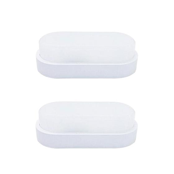 Kit 2 Arandela Branca Externa Tartaruga Led Ip65 3000K Ace60 - Acende A Luz - Luminária de ...