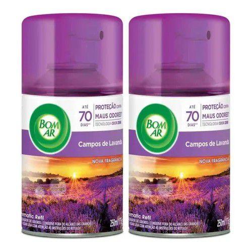 Kit 2 Aromatizador Bom Ar Campos De Lavanda 250ml Air Wick - Odorizador ...