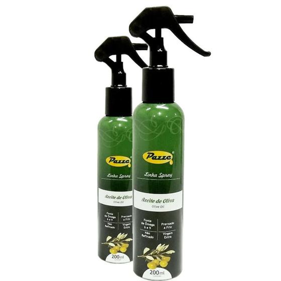 Kit 2 Azeite de Oliva Extra Virgem Spray Pazze 200ml - Azeite ...
