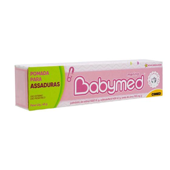 Kit 2 - Babymed Pom Para Prev De Assaduras - Menina - 45G - Cimed ...