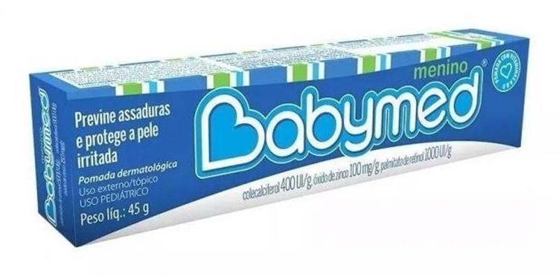 Kit 2 Babymed Pomada Prevenção De Assaduras - Menino - 45G - Cimed ...