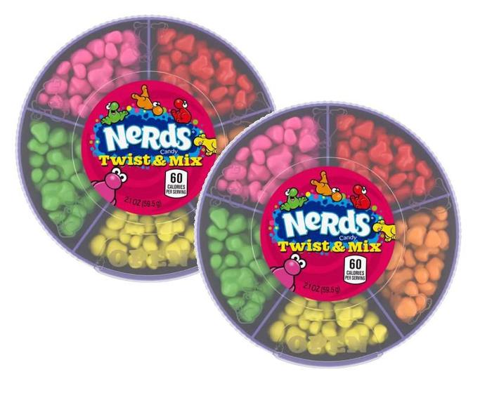kit 2 Bala Wonka Nerds TWIST E MIX 59,5G - NESTLÉ - Balas - Magazine Luiza