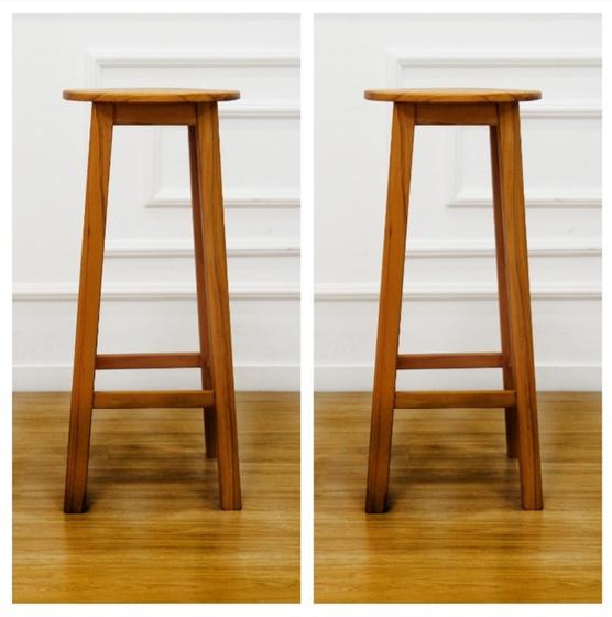 Kit 2 Banquetas rústicas de demolição peroba rosa - Cedrus - Cedrus ...