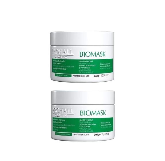 Kit 2 Biomask 300g Prohall - Kit de Tratamento para Cabelos - Magazine ...