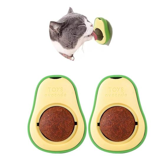 Kit 2 Brinquedo Para Gatos Abacate Catnip Erva Gato Natural - Avocado ...