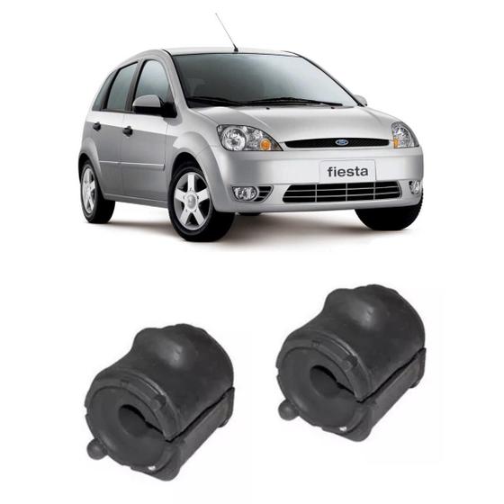 Kit 2 Buchas Barra Estabilizadora Dianteira Ford Fiesta 02/. - Solupe Parts - Bucha Automotiva ...