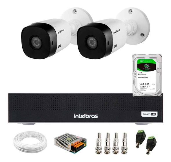Kit 2 Câmeras Intelbras VHL 1220 B G2 Bullet Full HD Visão Noturna 20m ...
