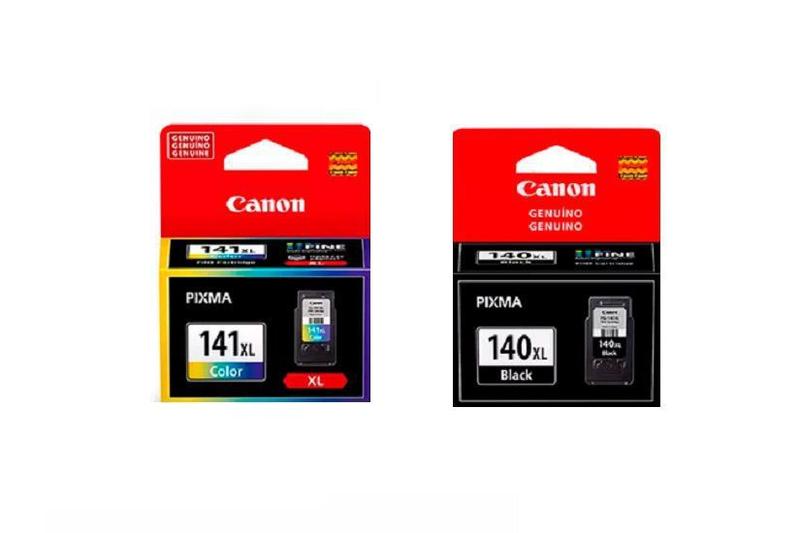 Kit 2 Cartuchos Original Canon Pg140xxl Pg-140xxl Cl141xl Cl-141xl - Cartucho de Tinta ...