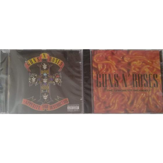 Kit 2 Cds de rock Guns n Roses Appetite for Destruction e the Spaghetti ...