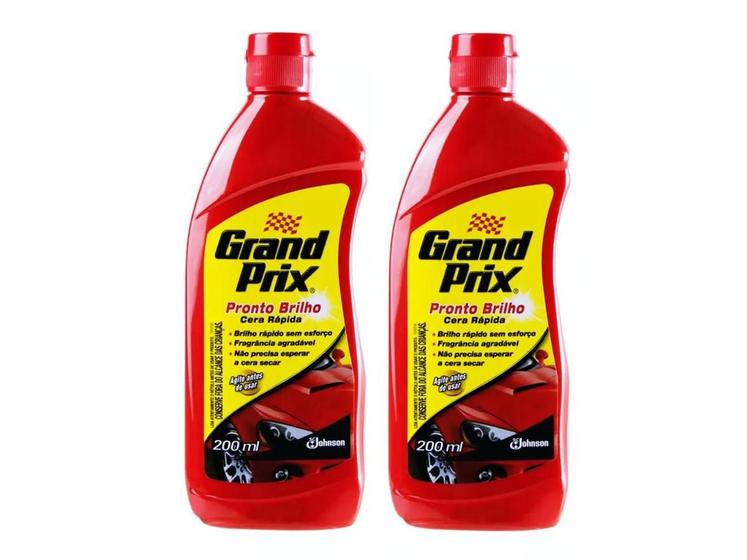 Kit 2 Ceras Liquidas Grand Prix Pronto Brilho 200Ml Johnson - Scj ...