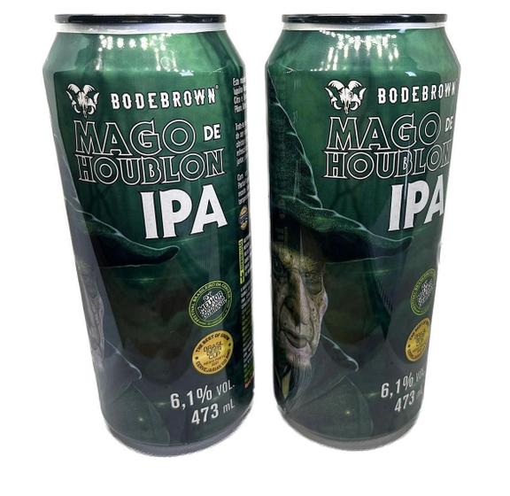 Kit 2 Cervejas Ipa Bodebrown Mago Houblon Dry Hopping 473Ml - Bodebrown - Mago De Houblon - Kit ...
